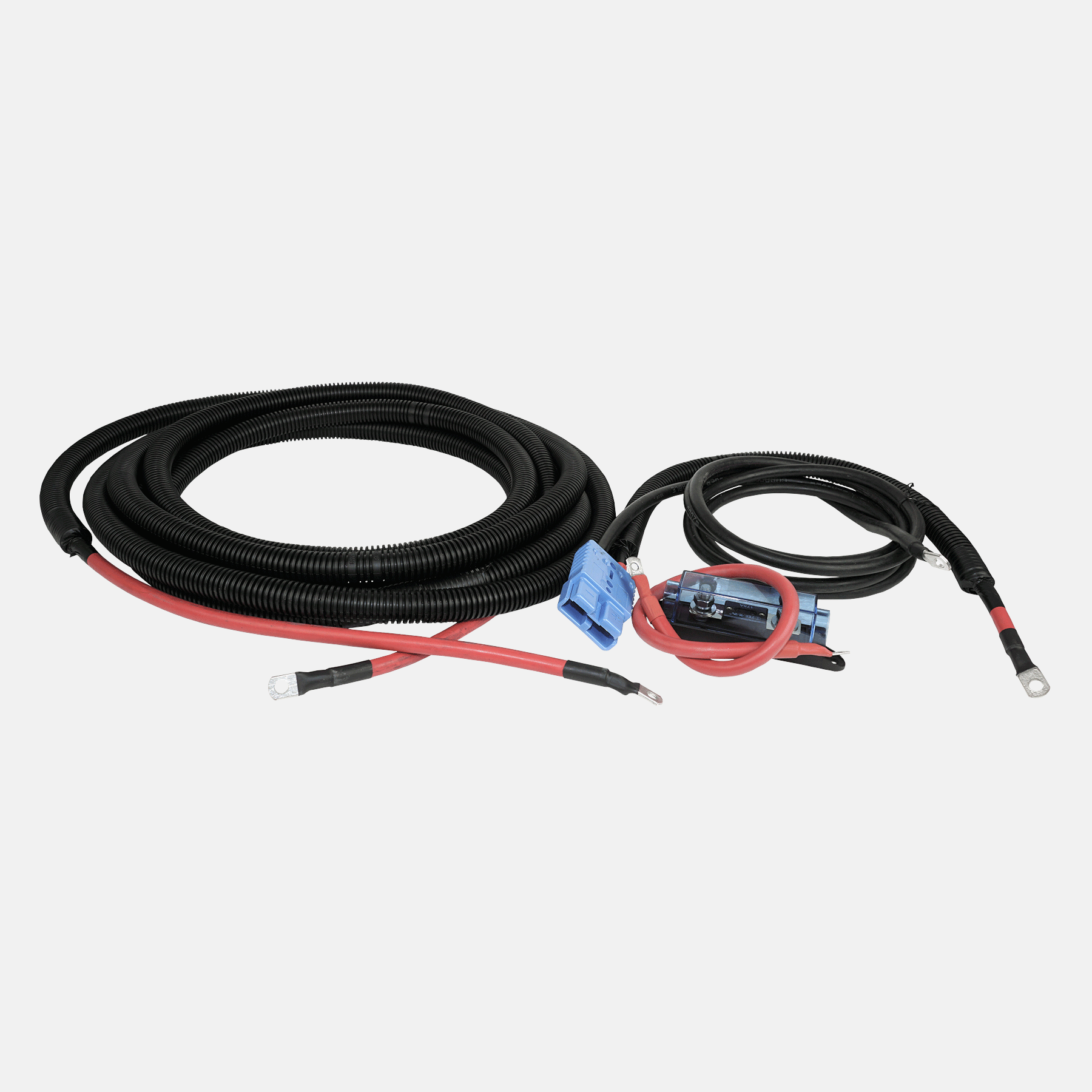 Cable set for rear winch support for pickups 25 mm2 hunting winch